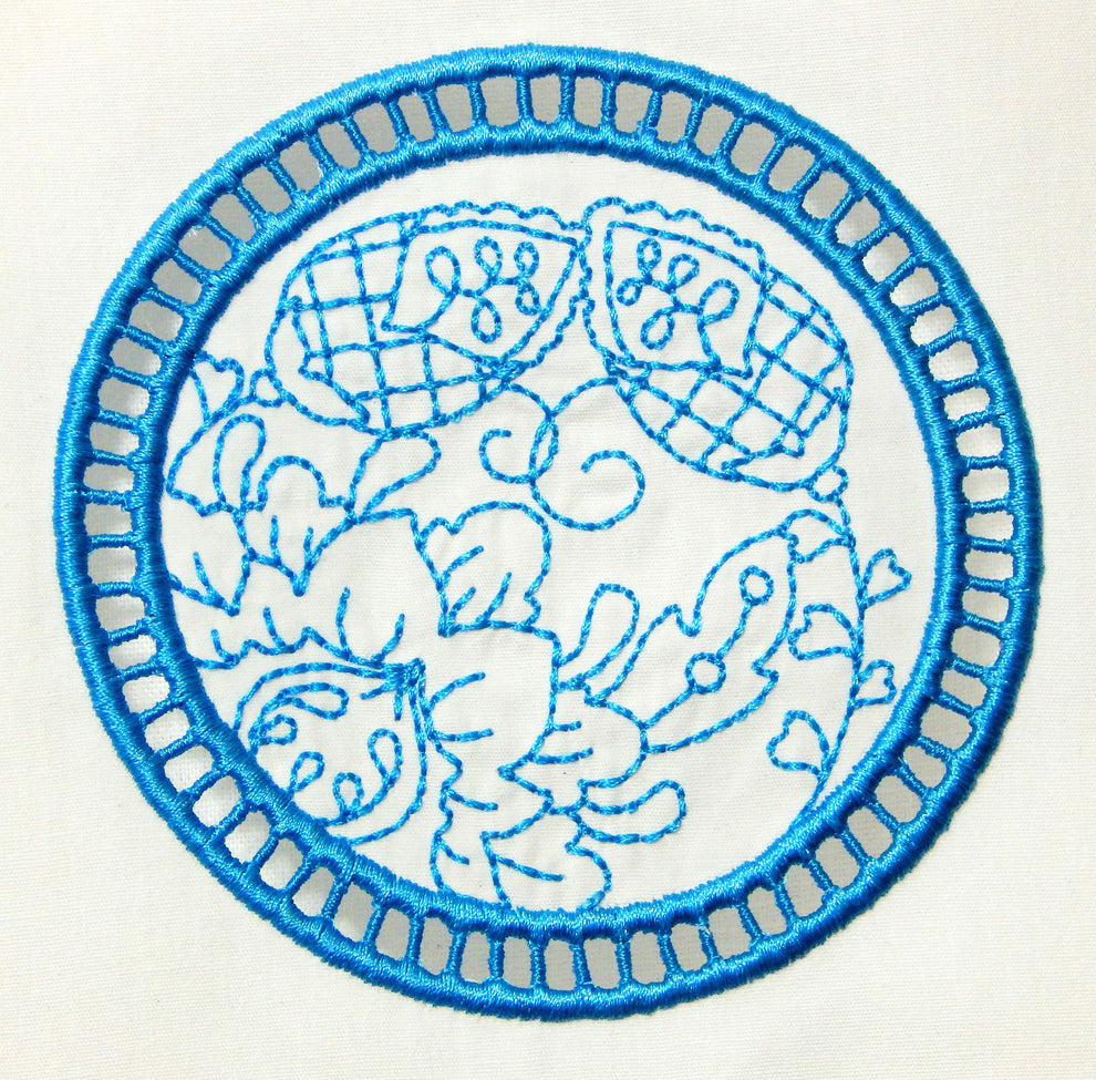 Cutwork Circle Flowers-KM [4x4] 11751 Machine Embroidery Designs ...
