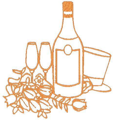 One Color Wedding [5x7] 11194 Machine Embroidery Designs ...