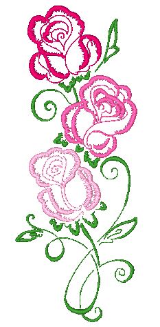 Deco Roses [5x7] 11755 Machine Embroidery Designs – hollysembroiderydesigns