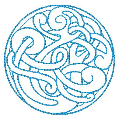 Circular Tangles Redwork [4x4] 11552 Machine Embroidery Designs ...