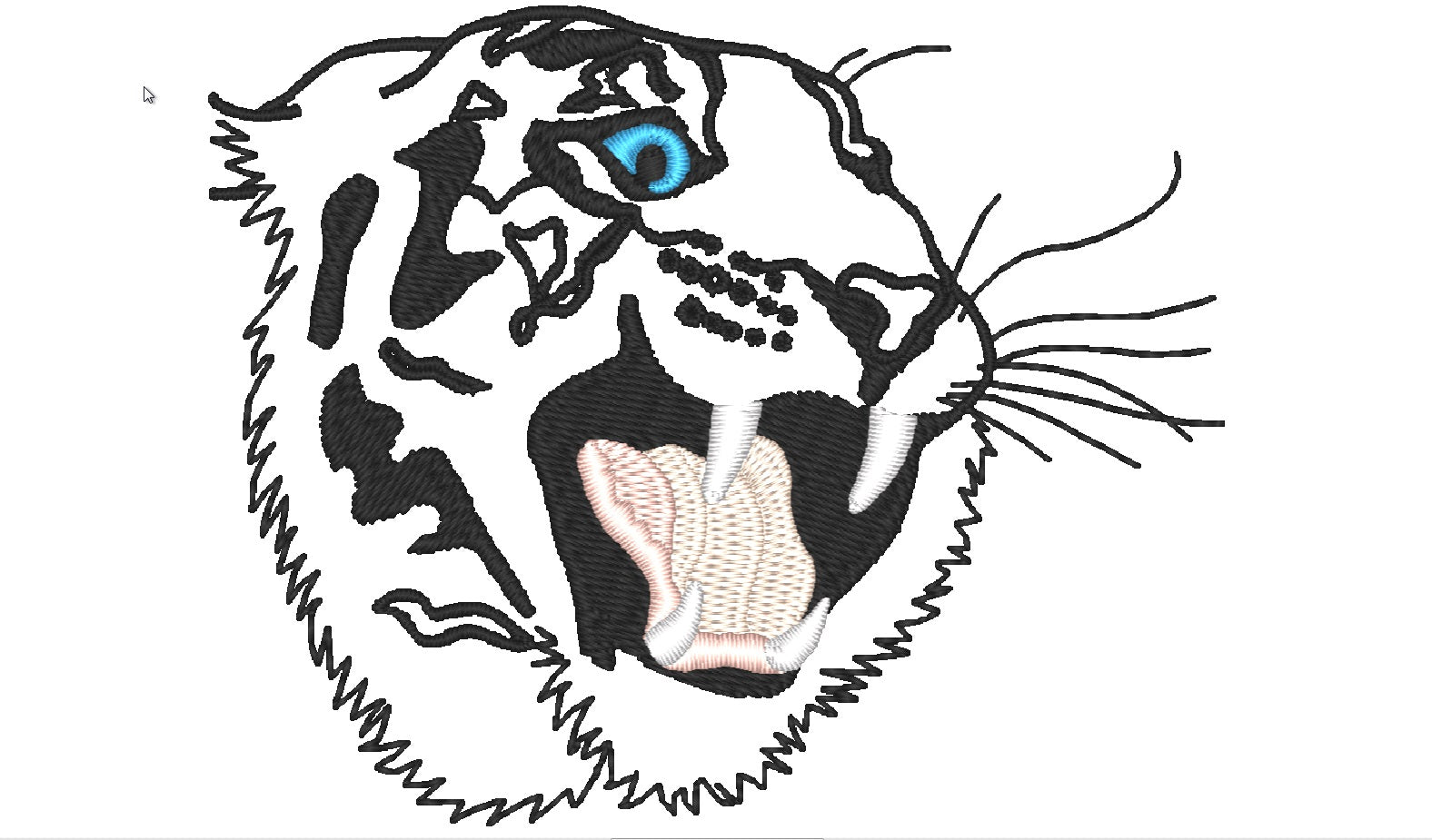 Realistic Tigers-TMS [4x4] 11224 Machine Embroidery Designs ...