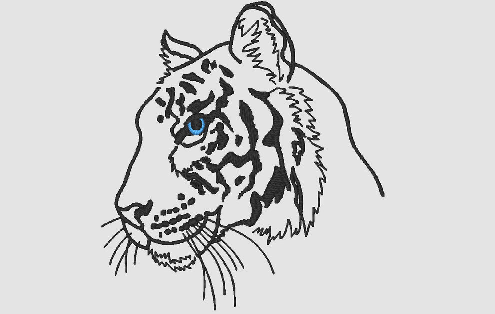 Realistic Tigers-TMS [4x4] 11224 Machine Embroidery Designs ...