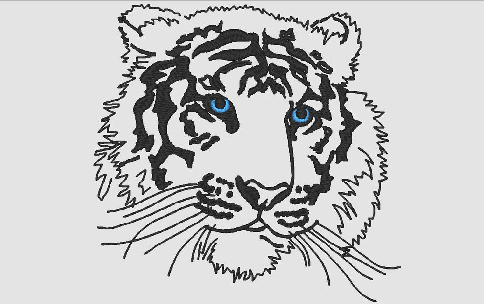 Realistic Tigers-TMS [4x4] 11224 Machine Embroidery Designs ...