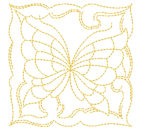 Redwork Butterfly Blocks [4x4] 11018 Machine Embroidery Designs ...