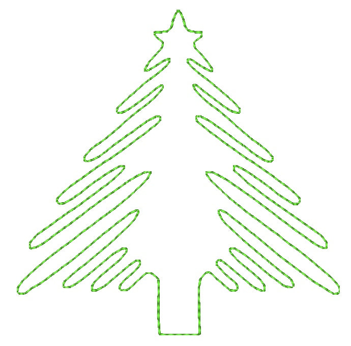 Christmas Tree Modular [4x4] 11737 Machine Embroidery Designs ...