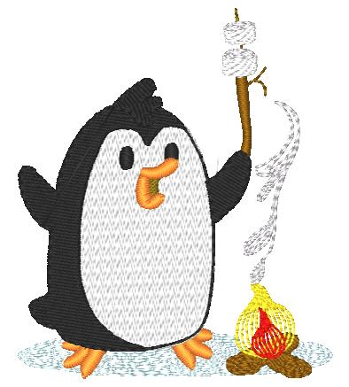 Adorable Penguins-BEC [4x4] 11742 Machine Embroidery Designs ...