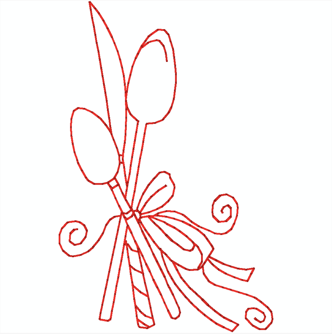 Kitchen Redwork [4x4] 10995 Machine Embroidery Designs ...
